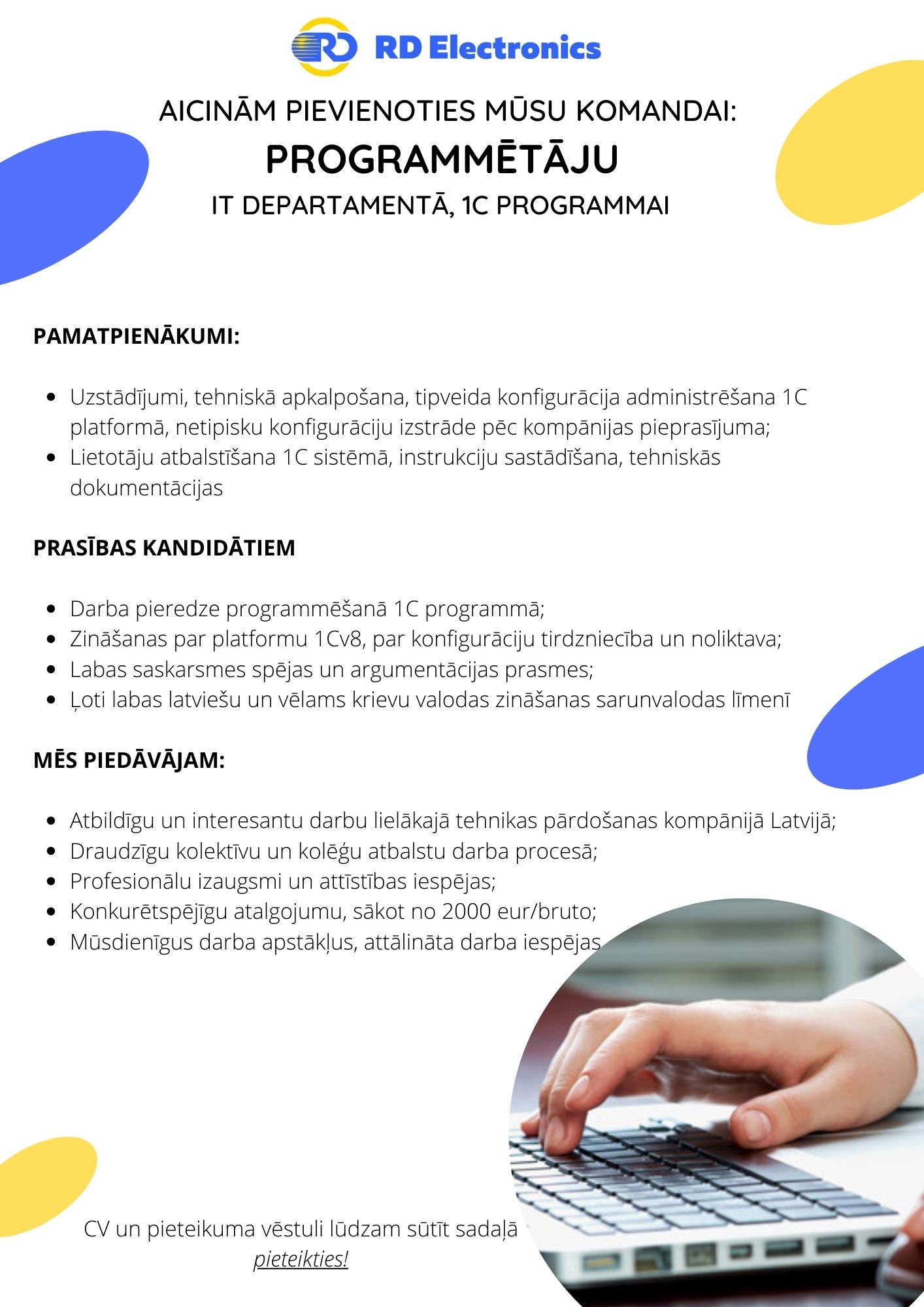 Vakance - PROGRAMMĒTĀJS/-A , Rīga, Rīgas rajons, MK Trade SIA | CV-Online